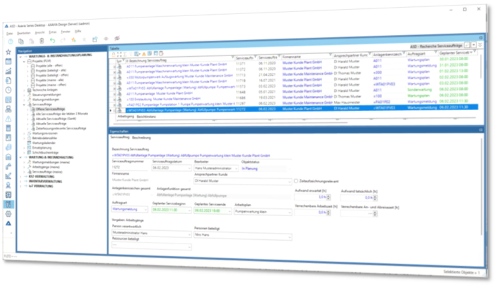 SAM Software - Maintenance & Repair